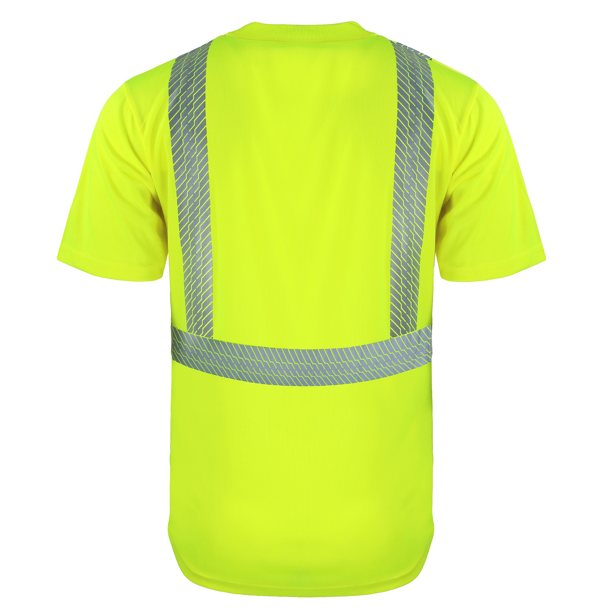 Safety Brite SB-C2SSBBSEG Class 2 Short Sleeve HI VIS Black Bottom ...